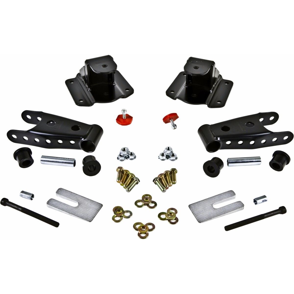 6594 Belltech 2-spring set Leaf Spring Shackles and Hangers for Ram ...