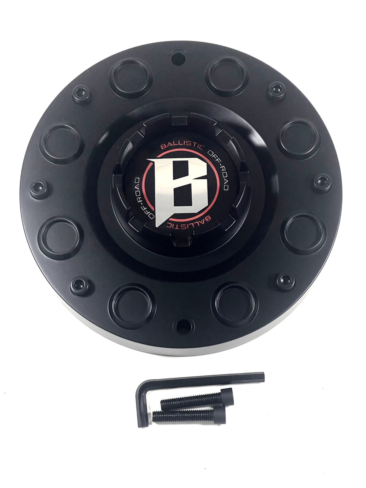 Ballistic Off Road Matte Black Wheel Rim Center Cap CAP TS-H8 (4 CAPS ...