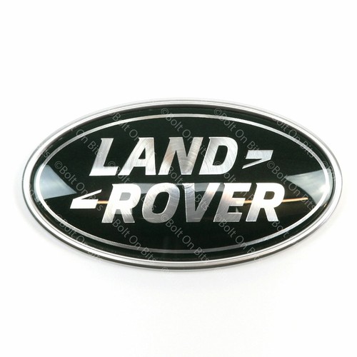 GENUINE Land Rover Defender Dark Green & Silver/Alloy Rear Badge | eBay