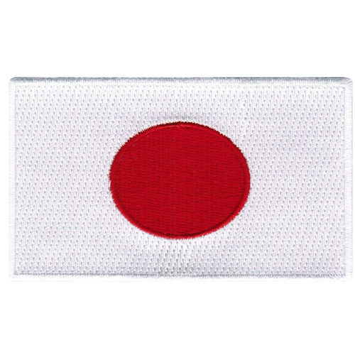 Japan Flag Embroidered Iron / Sew On Patch Japanese Karate GI Suit T ...