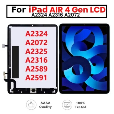 iPad Air 4th or 5th 10.9" A2324 A2316 A2072 LCD Dispaly Screen Touch ...