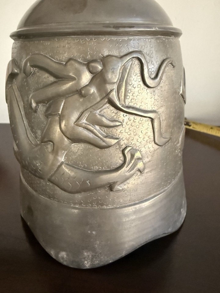 7.5 Chinese Tibetan Asian Buddhism temple Dragon Antique Brass Bell ...