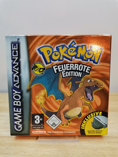 Nintendo Gameboy Advance - Pokémon FireRed Edition + Wireless (OVP/CIB ...
