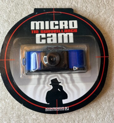 NEW Vintage Spy Cam Surveillance Camera From Accoutrements Micro 110 ...