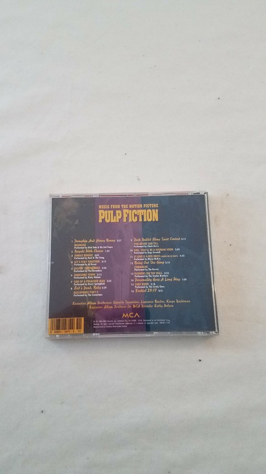 Pulp Fiction Soundtrack (1994) CD 8811110321 | eBay
