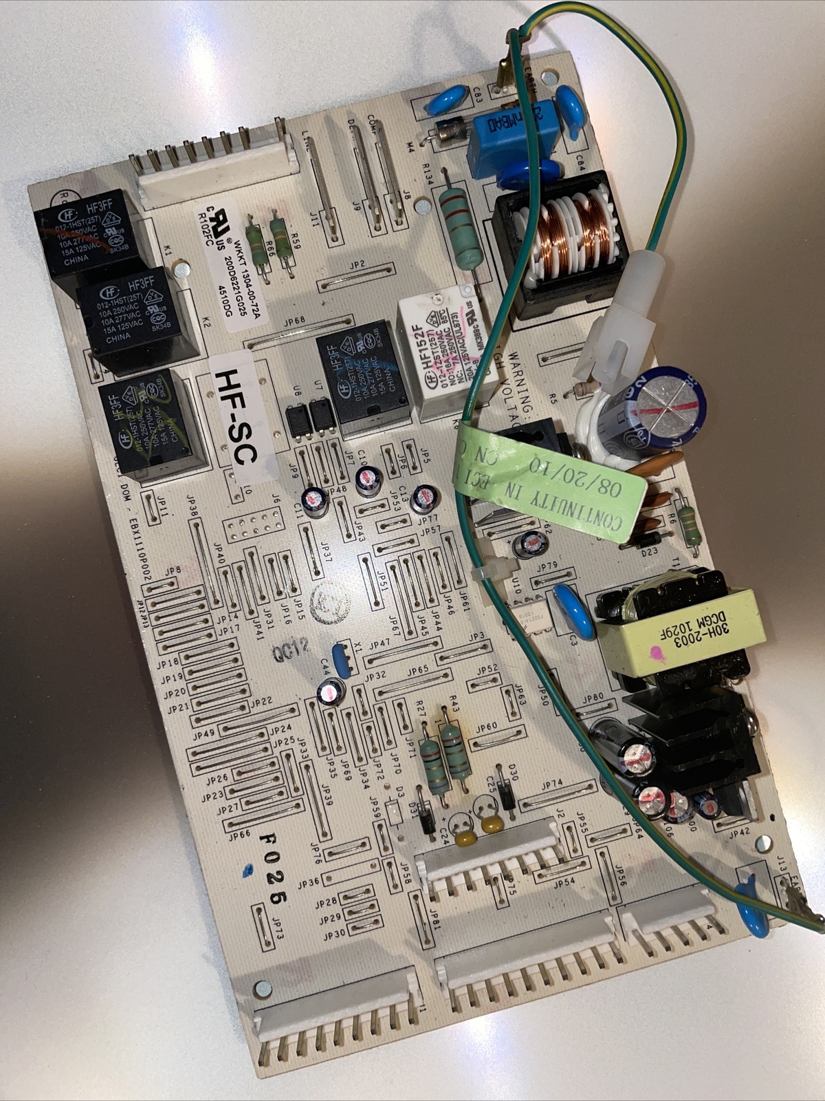 200D6221G025 WR55X11072 GE Refrigerator Control board Rebuilt | eBay