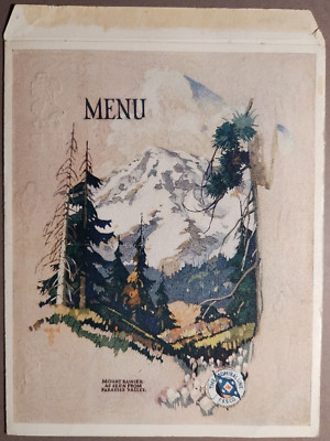 Pacific Steamship Co. Admiral Line S.S. Ruth Alexander Menu 1925 B4-45 ...