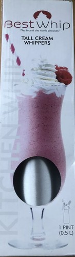 1 pint (.5L) Fresh Cream Whipper Dispenser Whipped Cream Kitchen Whip ...