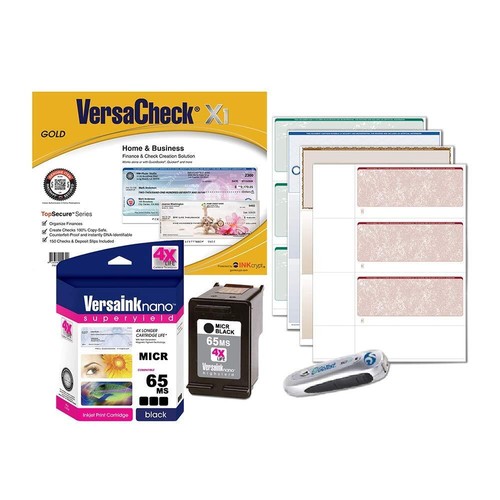 VersaCheck 65 MICR Ink Check Printer Conversion Kit, MICR Black | eBay
