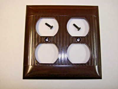 Switch Plates & Outlet Covers - Brown Wall