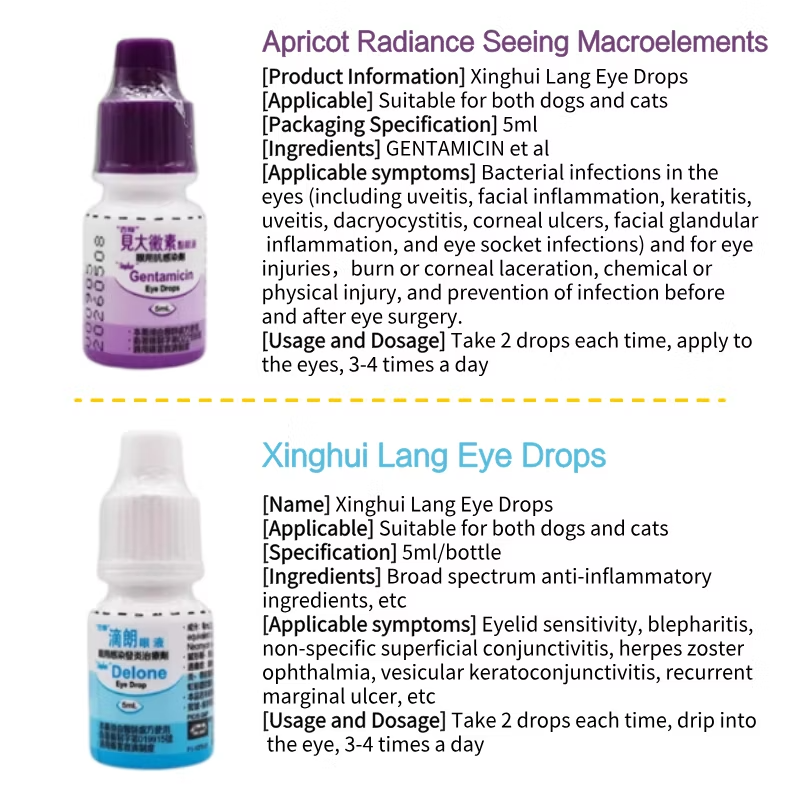 Eye Drops for Pets Cat Dog Rabbit eye infection Drop watery eyes ...