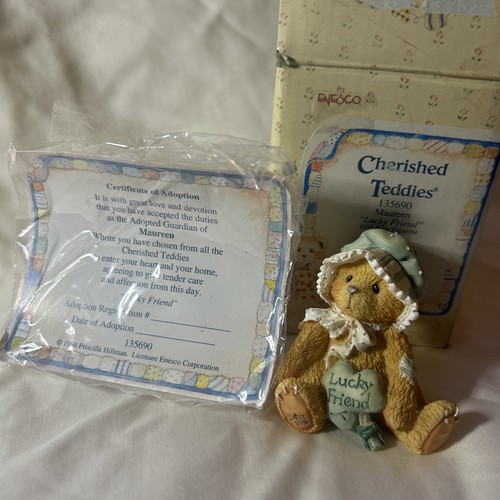 Cherished Teddies Maureen Lucky Friend 1994 Figure #135690 | eBay