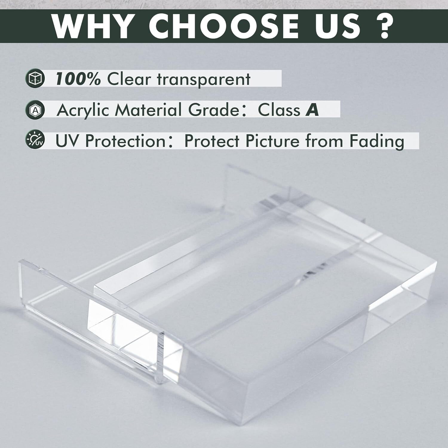 KOALA Photo Frame Clear Acrylic Picture Frame for 4x6 5x7 8x10 2x3 ...