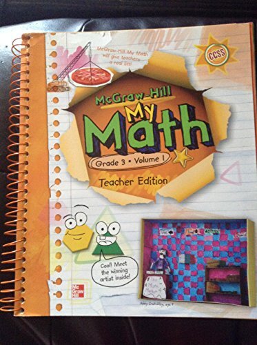 MCGRAW-HILL MY MATH, GRADE 3, VOL. 1, TEACHER EDITION | eBay