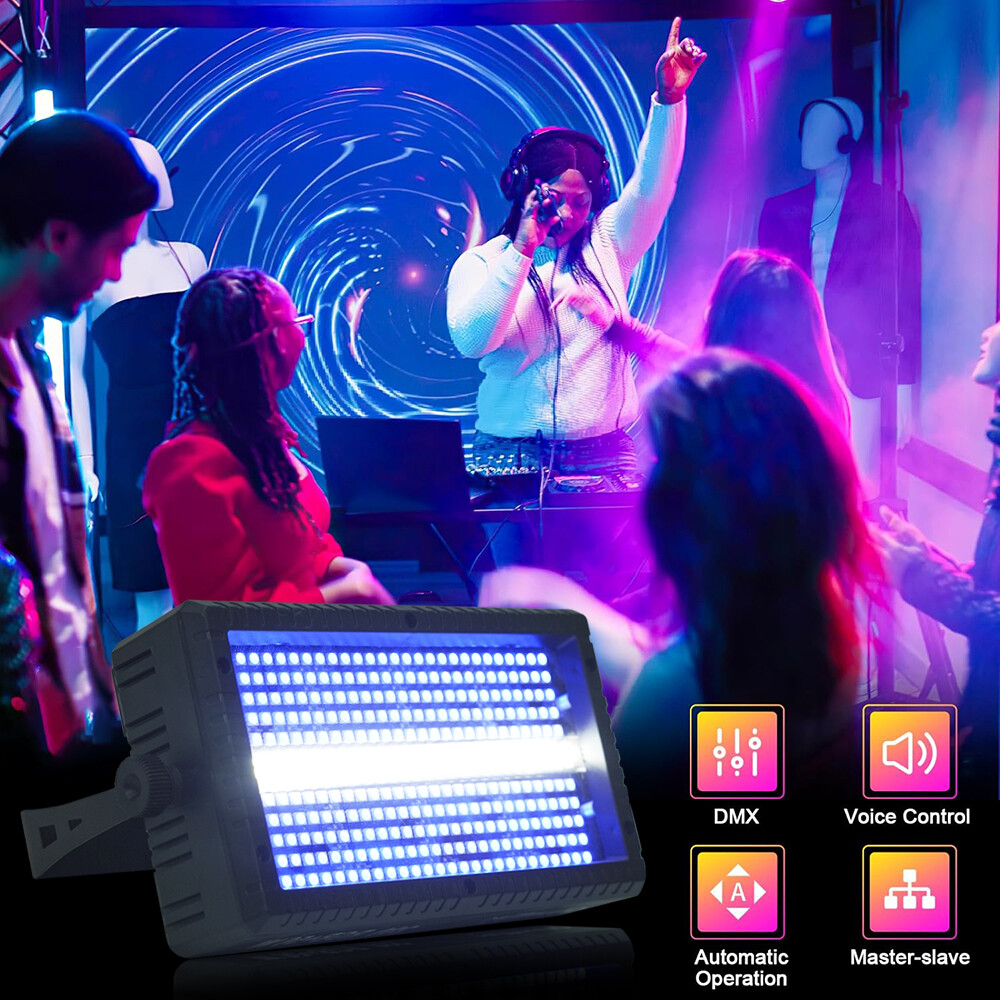 60W 280 LED DMX RGB Stage Wall Wash Light DJ Disco Party Dance Bar Show ...