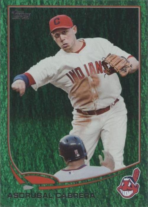 2013 Topps - Asdrubal Cabrera #351 Emerald Foil for sale online | eBay