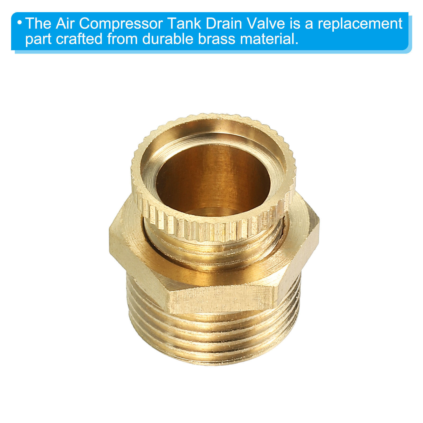 Air Compressor Tank Drain Valve, 2 Pack G | Grelly UK