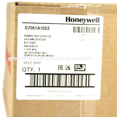 NEW Honeywell C7061A1053 UV Flame Detector Replace C7061A1012 | eBay