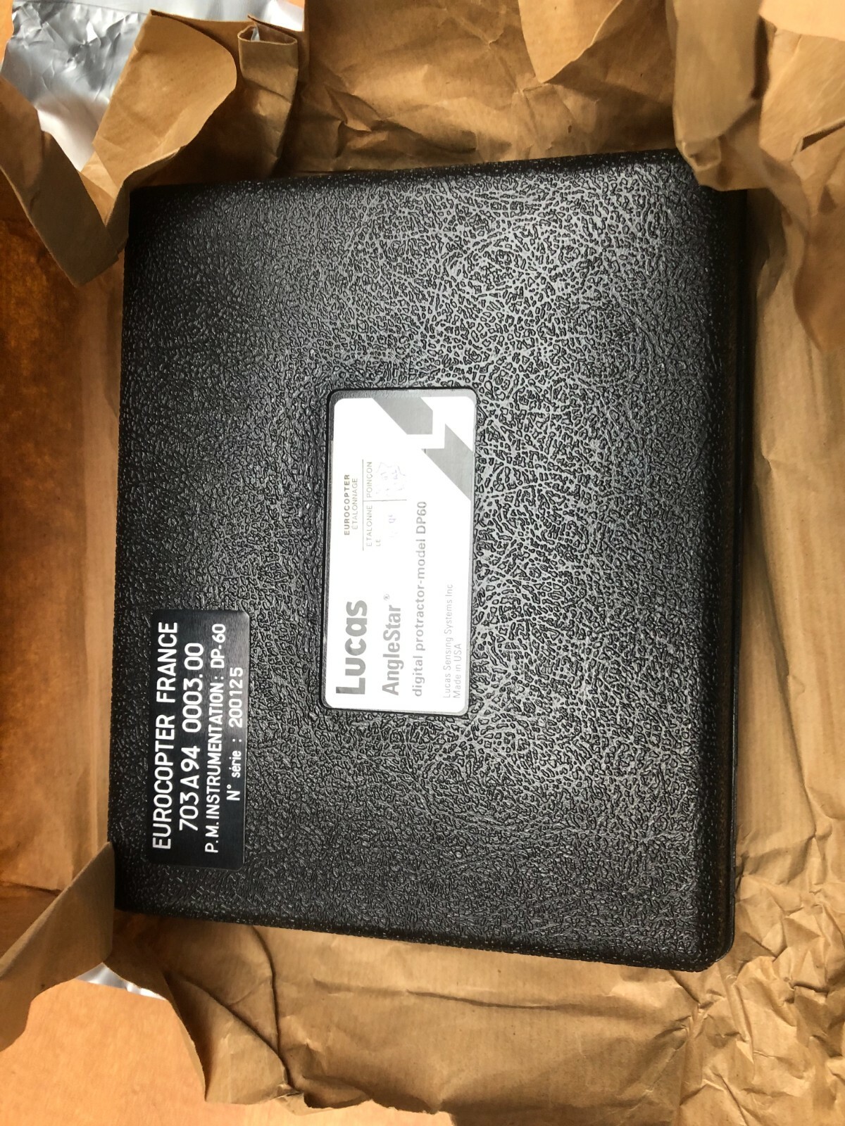 LUCAS ANGLESTAR DIGITAL PROTRACTOR CLINOMETER 703A94-0003-00 EUROCOPTER ...