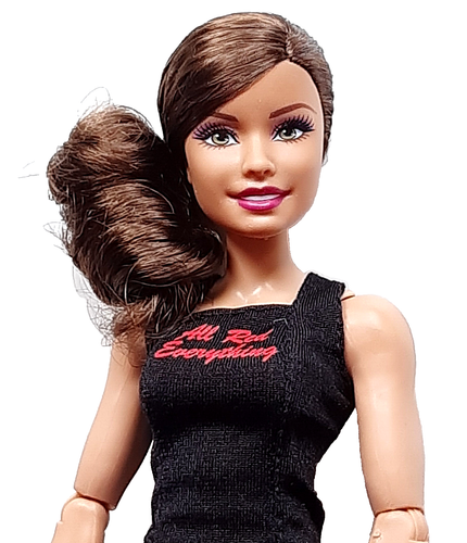 Barbie Mattel Doll Fashionistas Nr. ? + WWE Superstars Mix Hybrid a ...