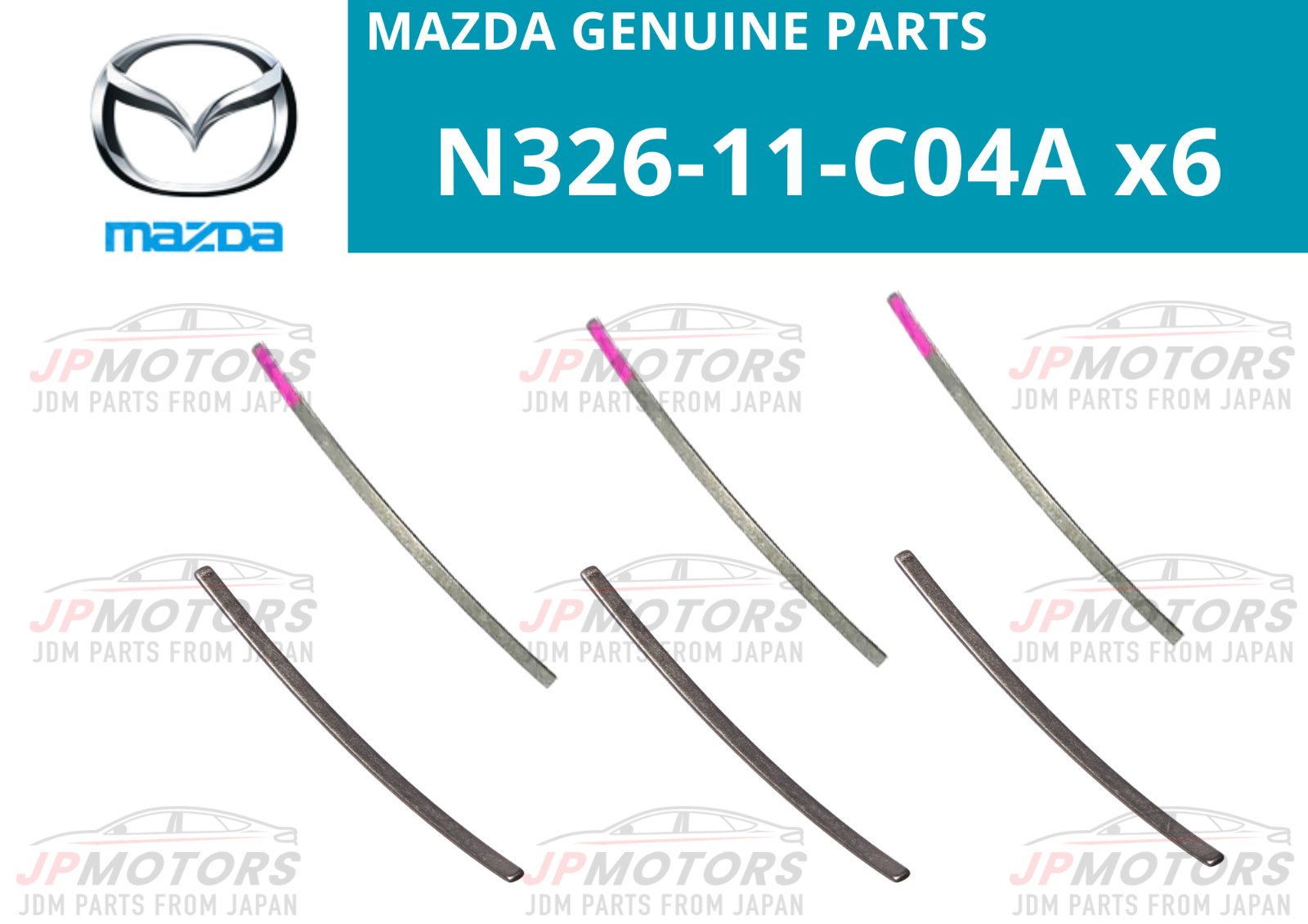 MAZDA Genuine RX7 FD3S SPRING For APEX SEAL N326-11-C04A (x6) Set New ...