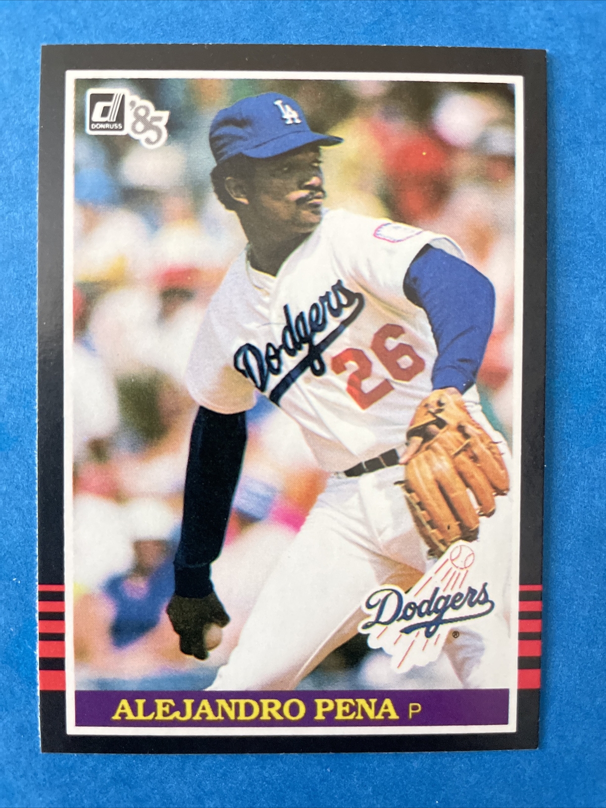1985 Donruss Baseball Card #337 Alejandro Pena LA Dodgers Pitcher | eBay