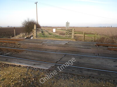 Photo 6x4 Black Drove level crossing Stonea On the Ely-Peterborough ...