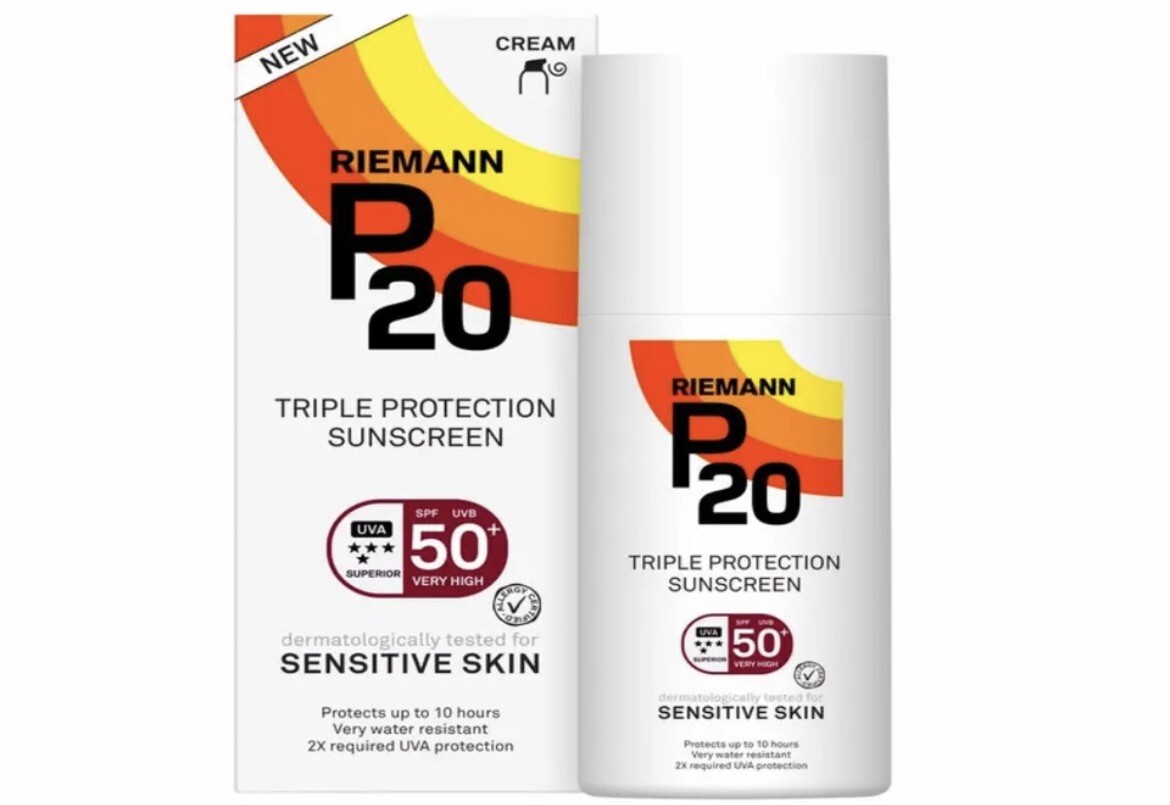 Riemann P20 SPF 50 Triple Protection Sunscreen Cream 200ml for sale ...