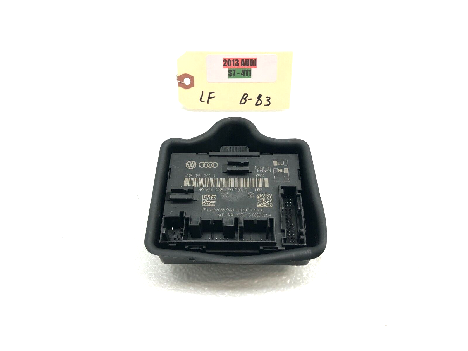 2013-2018 AUDI S7 4G8 LEFT DRIVER FRONT POWER WINDOW CONTROL MODULE ...