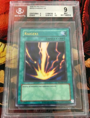 Raigeki - Retro Pack (2020 Date Reprint) (RP01-EN005) UR Beckett Mint 9 ...