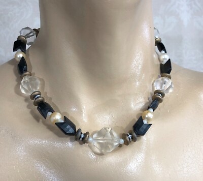 Chunky Multicolor Boho Single Beaded Strand Womens String Necklace | eBay