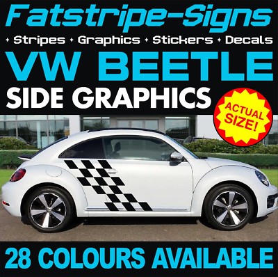 to fit VW BEETLE GRAPHICS STICKERS STRIPES DECALS VOLKSWAGEN V DUB R ...