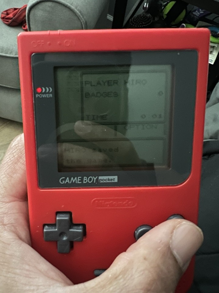 Nintendo Game Boy Pocket - Red And Blue Bundle Tested Working ...