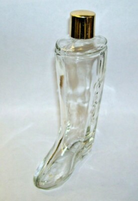 Vintage Boot Perfume Bottle with Design on each side | eBay