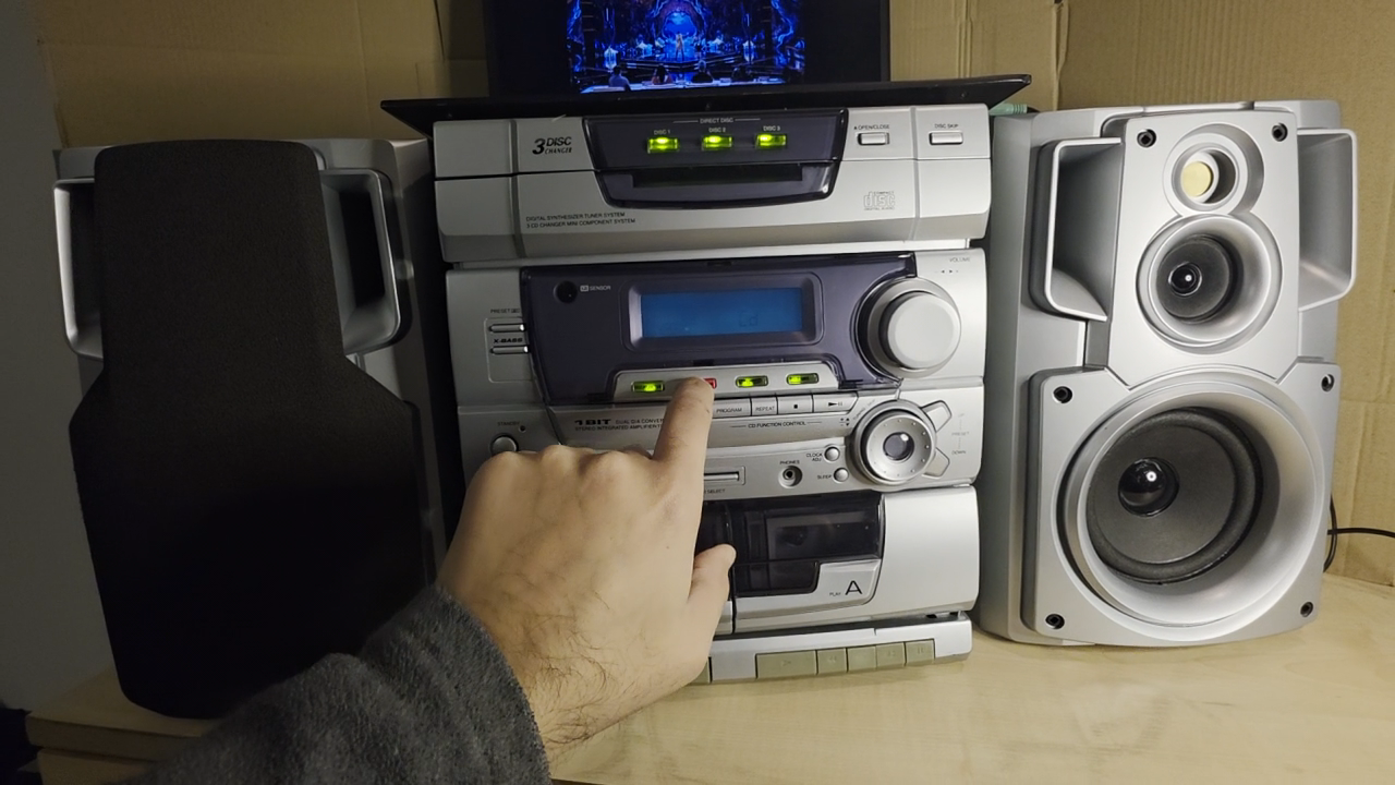 BEAST 3 Disc ALBA Mini Hifi SYS8633CDM Sound System Cassette/Radio/Cd ...