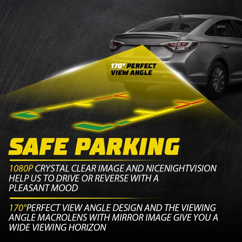 Tailgate Handle with Rear View Camera Backup Camera for 2015-17 Hyundai ...
