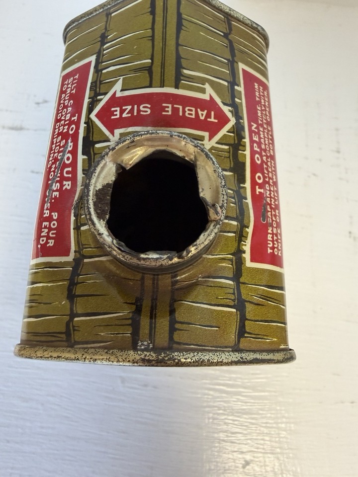 Vintage Towle’s Log Cabin Syrup Tin 1930s | eBay