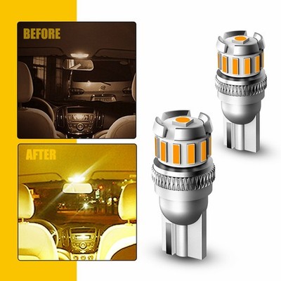 T10 194 168 Interior License Plate Dome LED Light Bulbs Super Bright ...