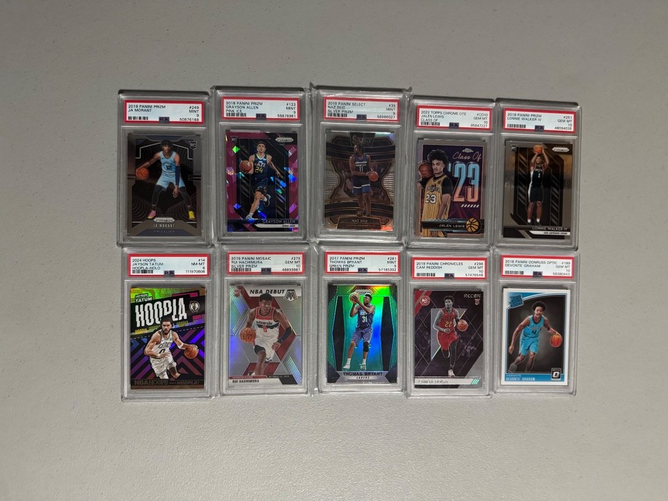 30 PSA Basketball Sports Card Slab Lot. Premium Lot. Rookies & Low ...