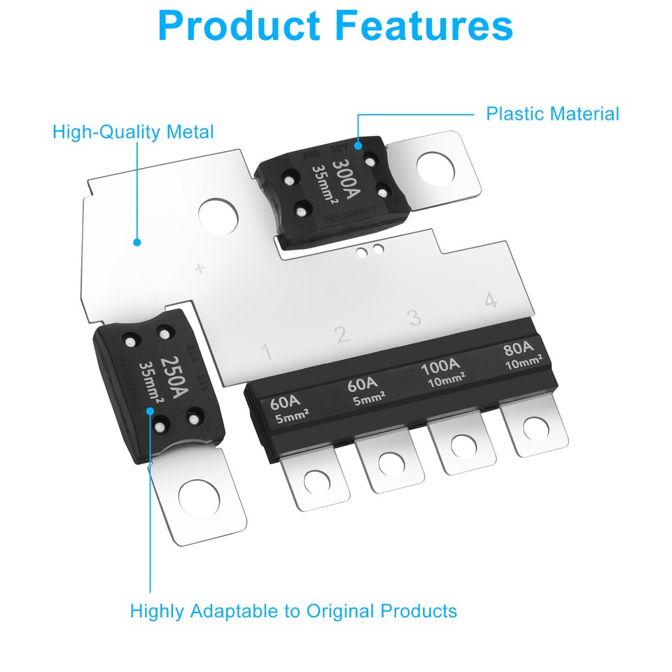300A-250A-60A-100A-80A Front Compartment Main Fuse Block Plate 13289598 ...