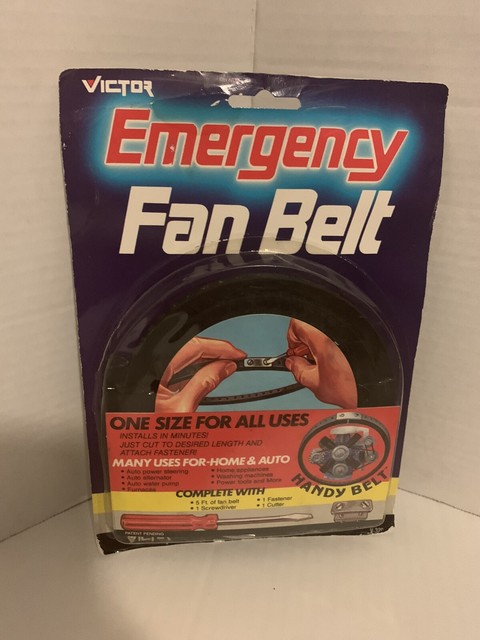 VICTOR Emergency Fan Belt One Size for All Uses Complete Kit With Tool ...