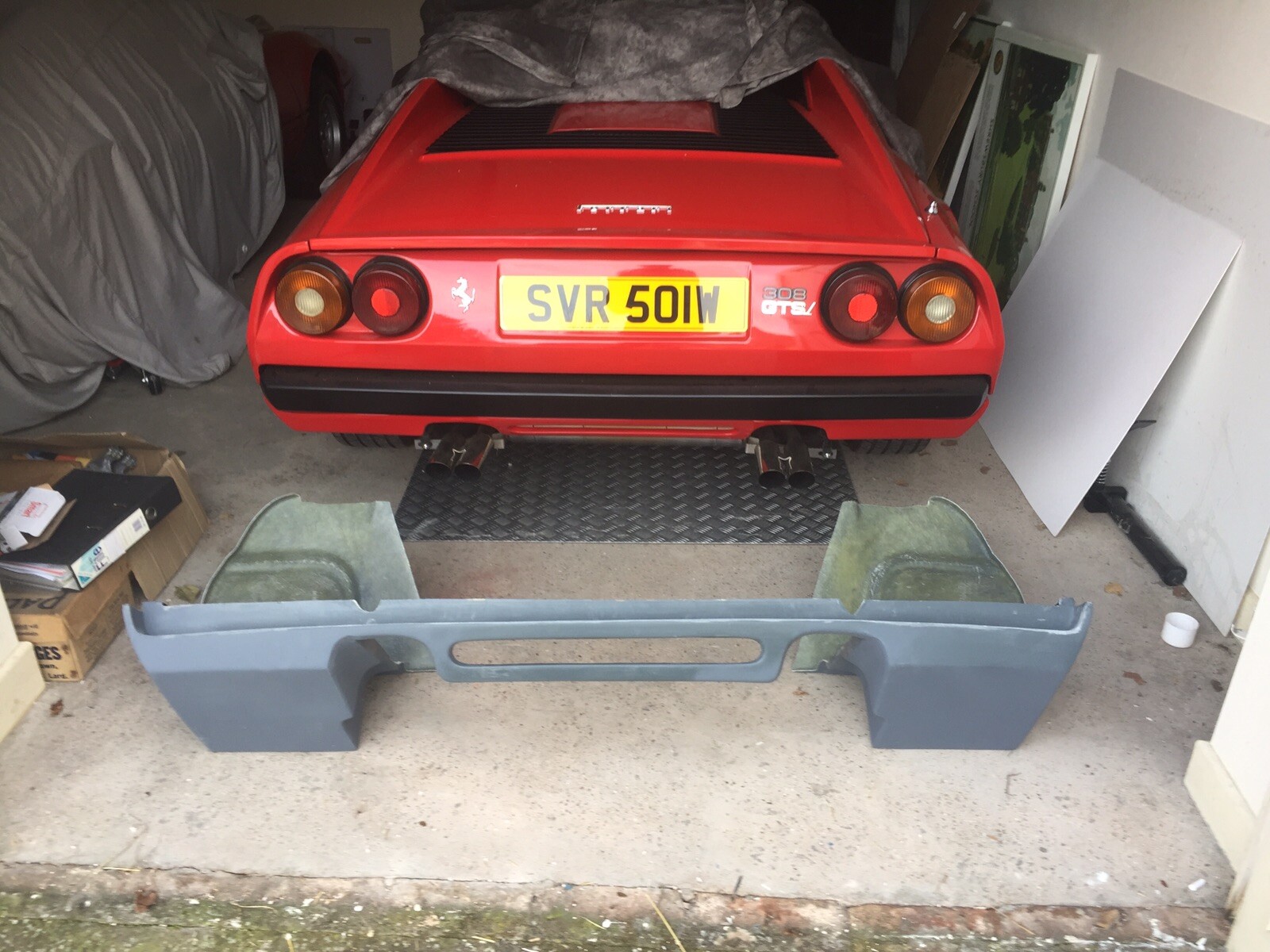 Ferrari 308 Rear Exhaust Panel/apron. Part No.60728600 for sale online ...