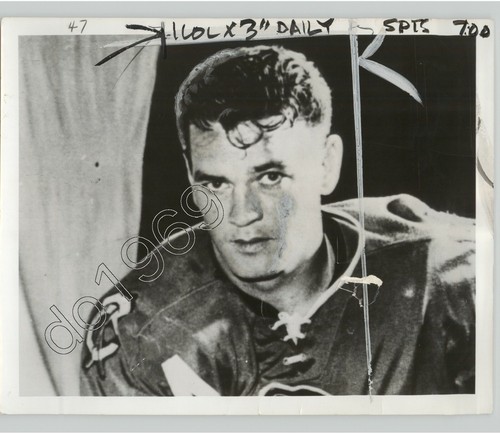 Portrait Of HOWIE YOUNG, Former CHICAGO BLACK HAWKS Football. 1964 ...
