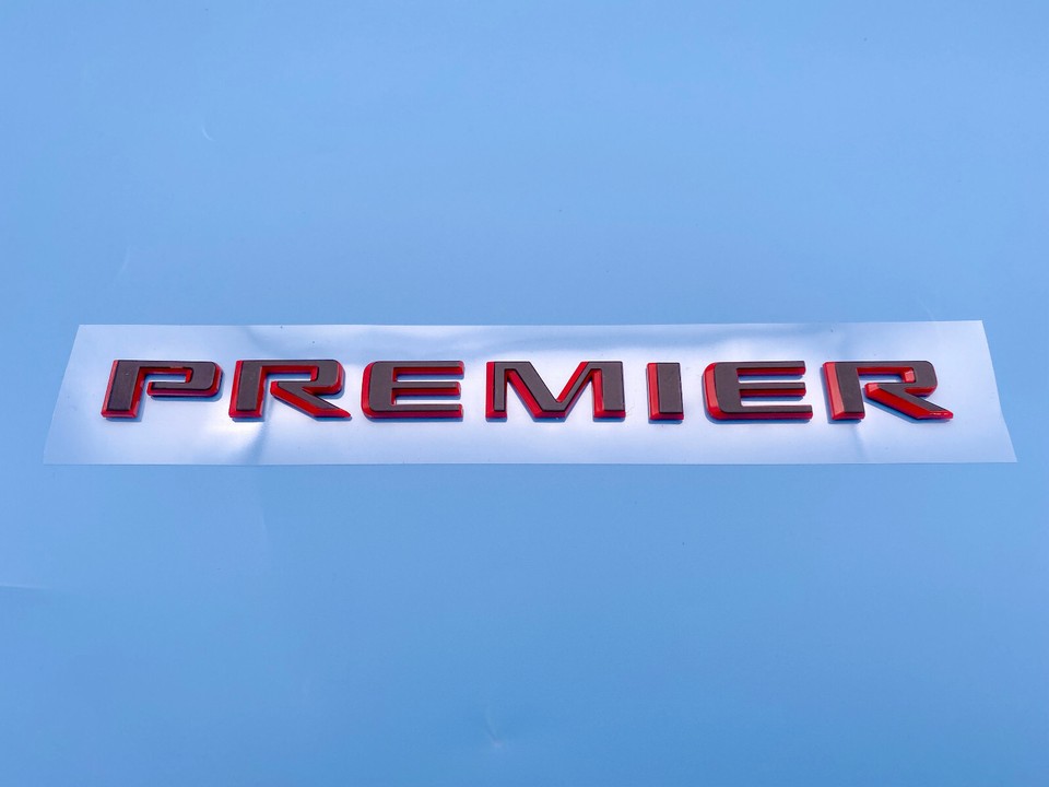 1X PREMIER Emblem Badge 3D Decal Logo Nameplate for Suburban Tahoe ...