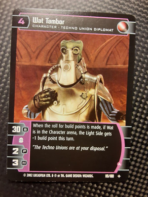 WOTC Star Wars TCG UNPLAYED Attack Clones MINT # 115/180 (A) WAT TAMBOR ...