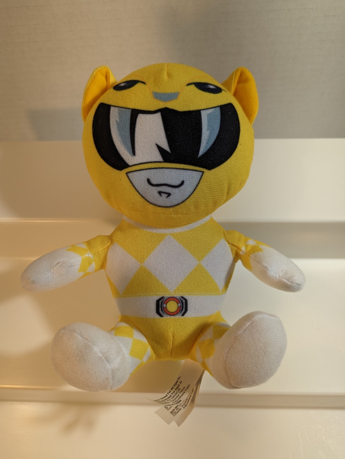 Power Rangers Plush Toy 7” Yellow Toy Factory Figure Hasbro Kids 2020 ...