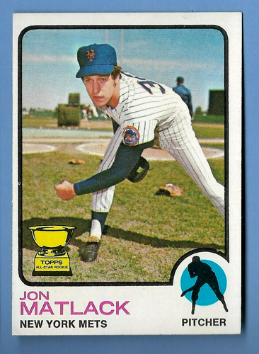JON MATLACK 1973 TOPPS BASEBALL ALL-STAR ROOKIE CARD #55 METS EX | eBay