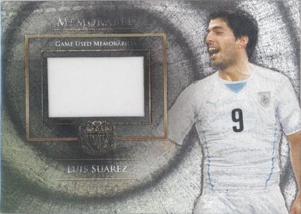 2015 Futera Unique - Memorable Memorabilia #MEM57 Luis Suarez /105 (MEM ...