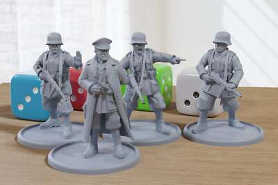 WW2 State Soldiers - 28mm Wargaming Minifigures - Compatible with WW2 ...