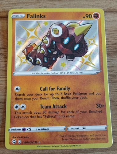 Pokemon Card TCG - Falinks - SV074/SV122 - Shining Fates | eBay